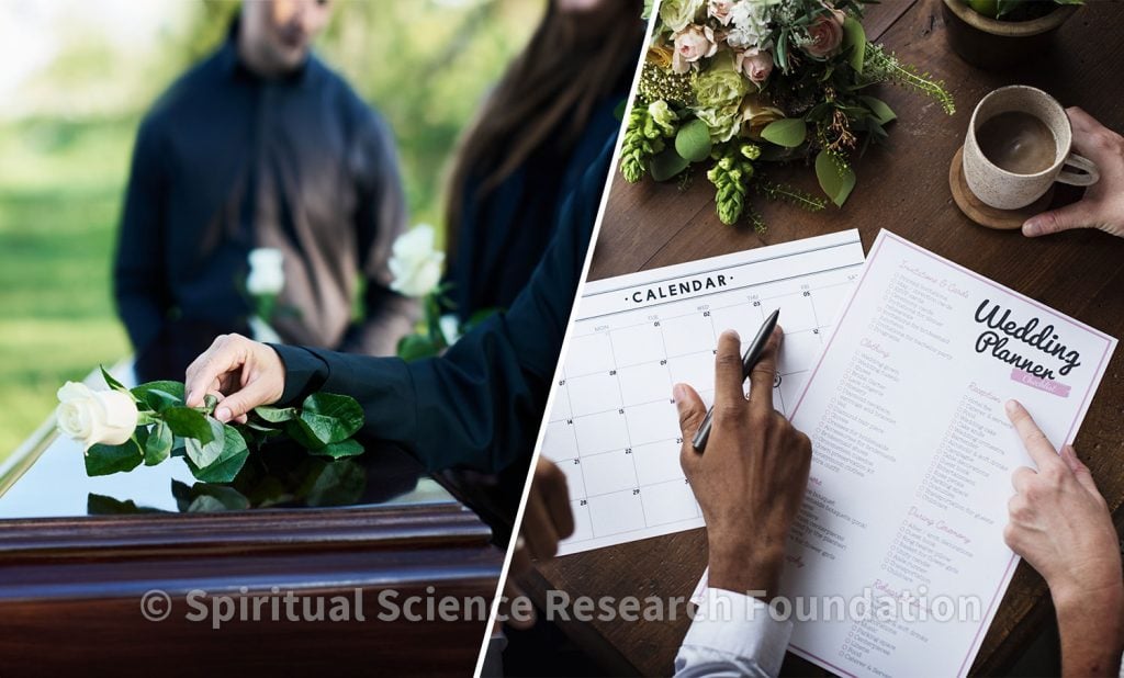Planning one’s wedding after the death of a close relative